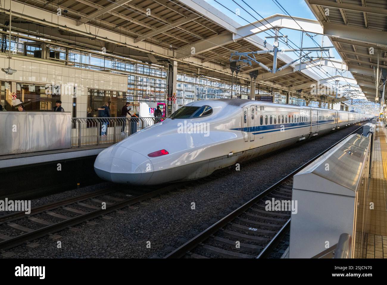 Shinkansen or Bullet Train, High Speed Train and Station, Japan Stock ...
