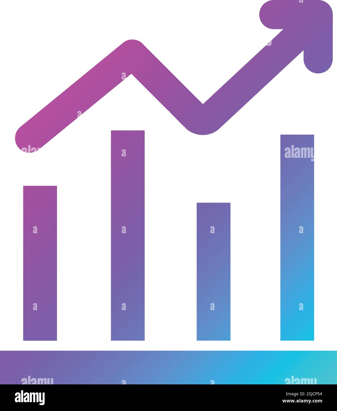 Bar graph thin line Stock Vector Images - Alamy