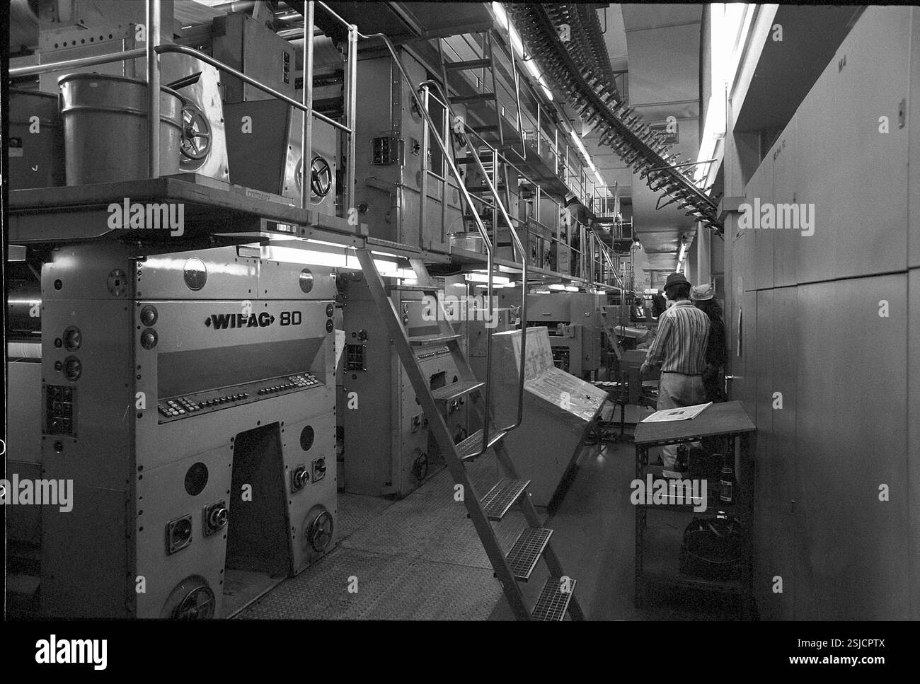 Rotations-Druckmaschinen der Jean Frey AG, 1973#Rotary printing press ...