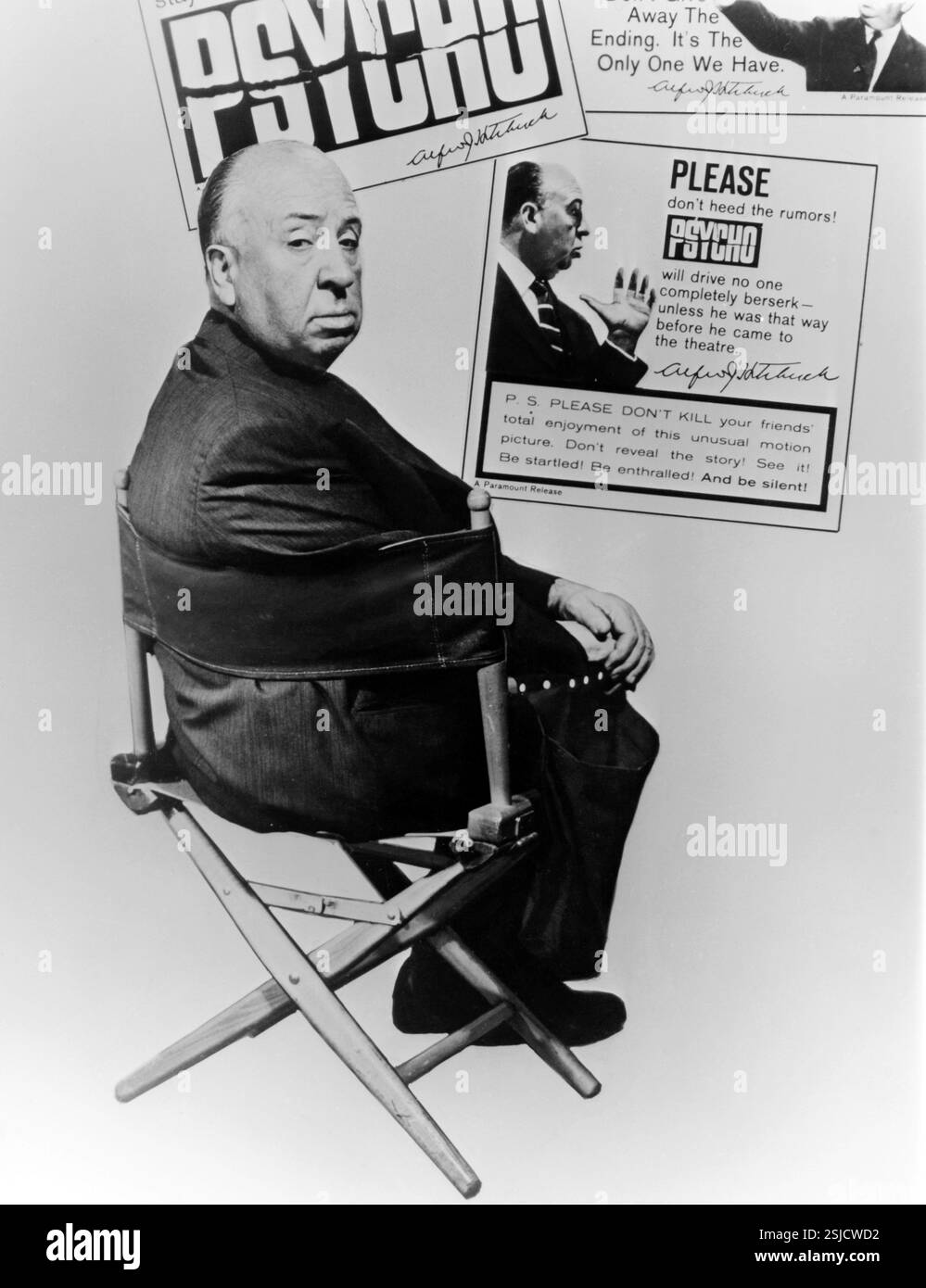 Psycho Year: 1960 USA Director: Alfred Hitchcock Alfred Hitchcock On ...