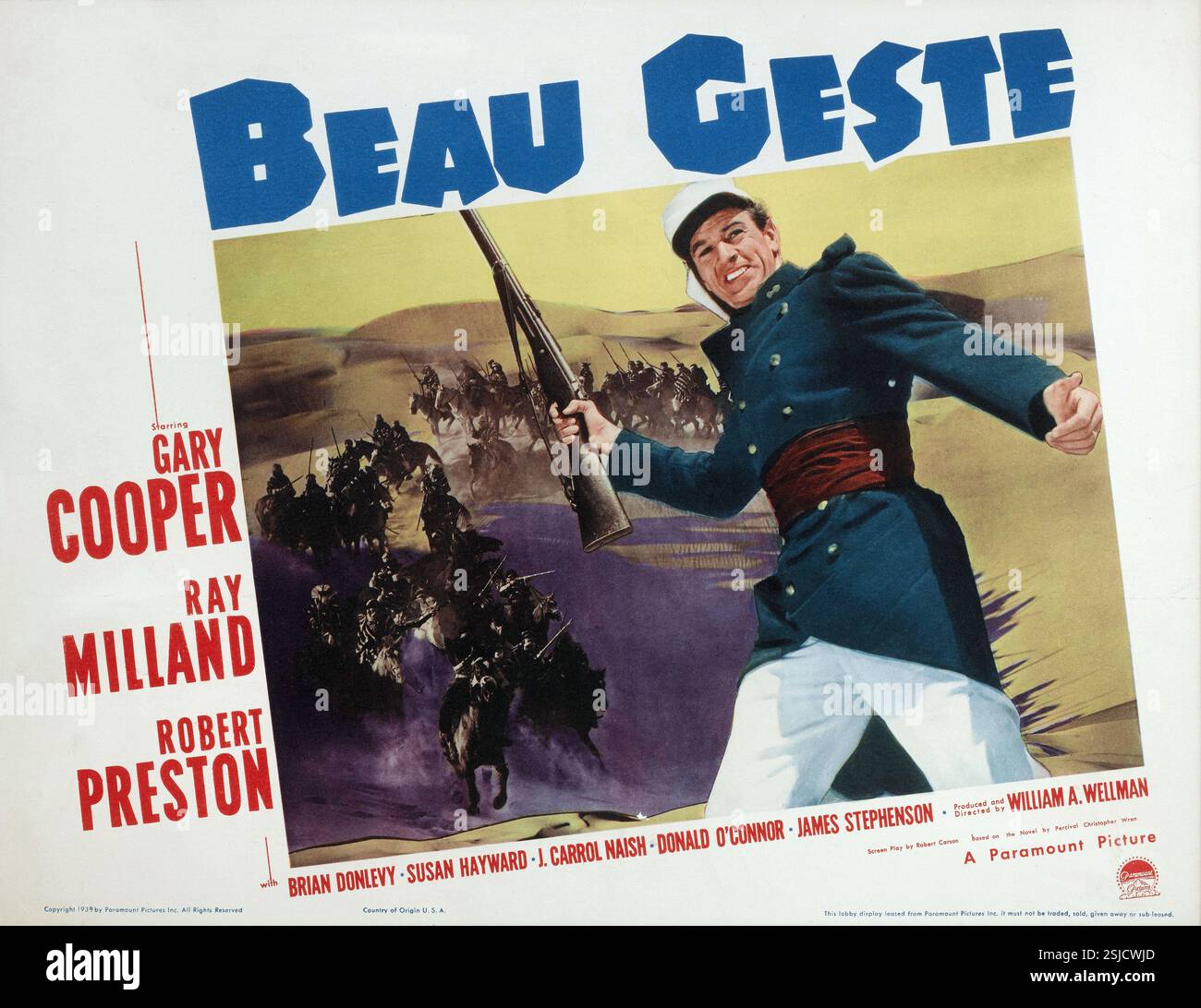 Beau geste Year : 1939 USA Director : William A. Wellman Gary Cooper ...