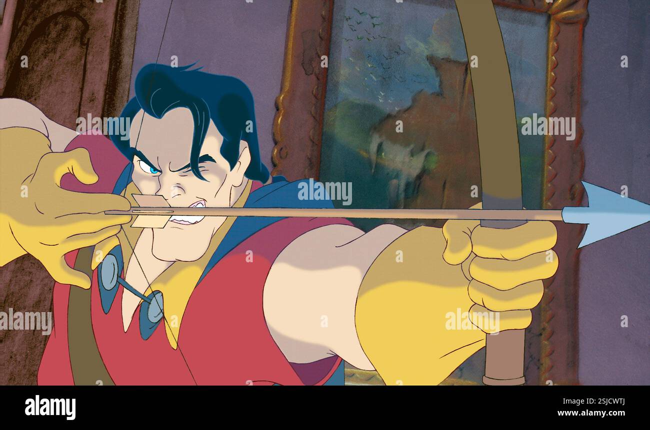 Gaston beauty and the beast disney 1991 hi-res stock photography and ...