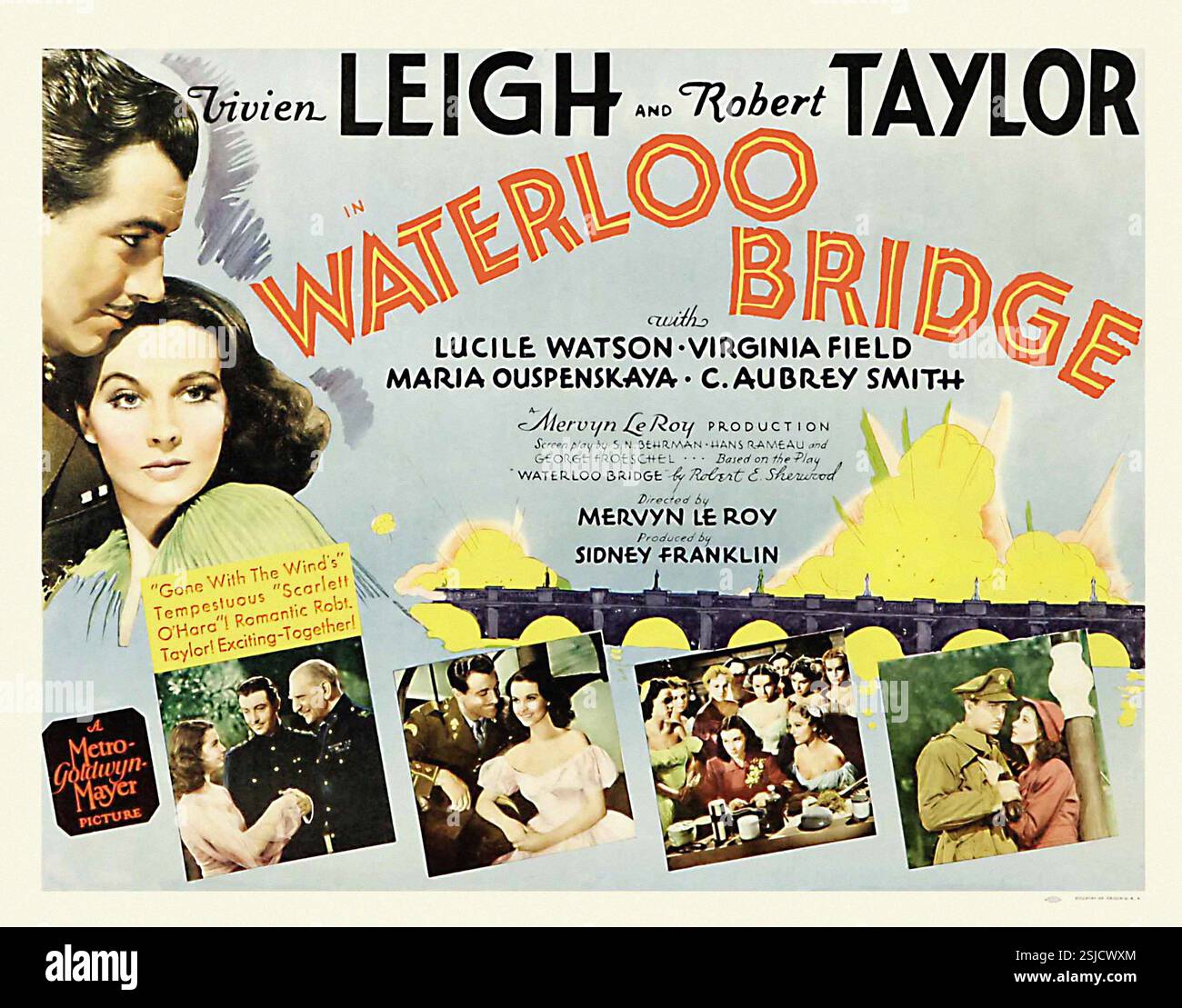 Waterloo Bridge Year 1940 USA Director : Mervyn LeRoy Vivien Leigh ...