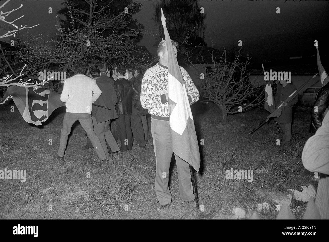 Anti-Separatisten an Béliers-Demonstration in Reconvilier, 1972#Anti ...
