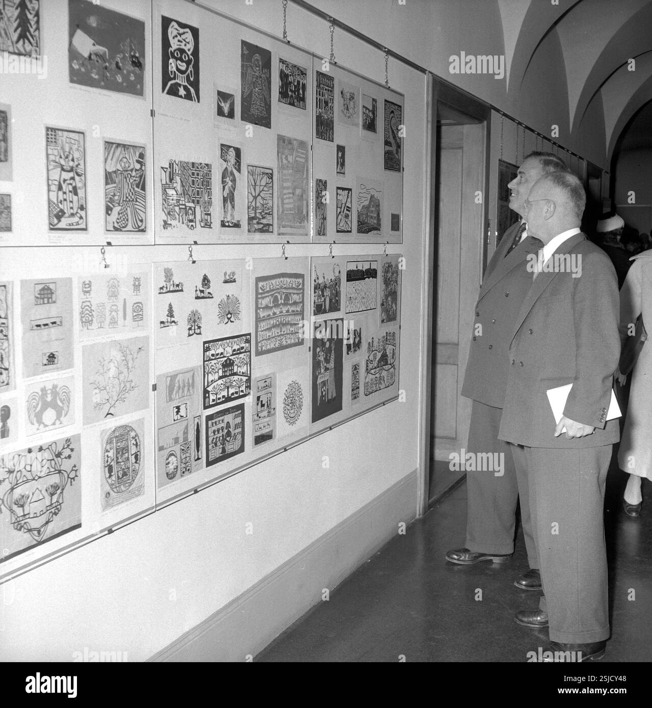 Emil Landolt besucht Ausstellung "Schweizer Jugend malt und zeichnet ...