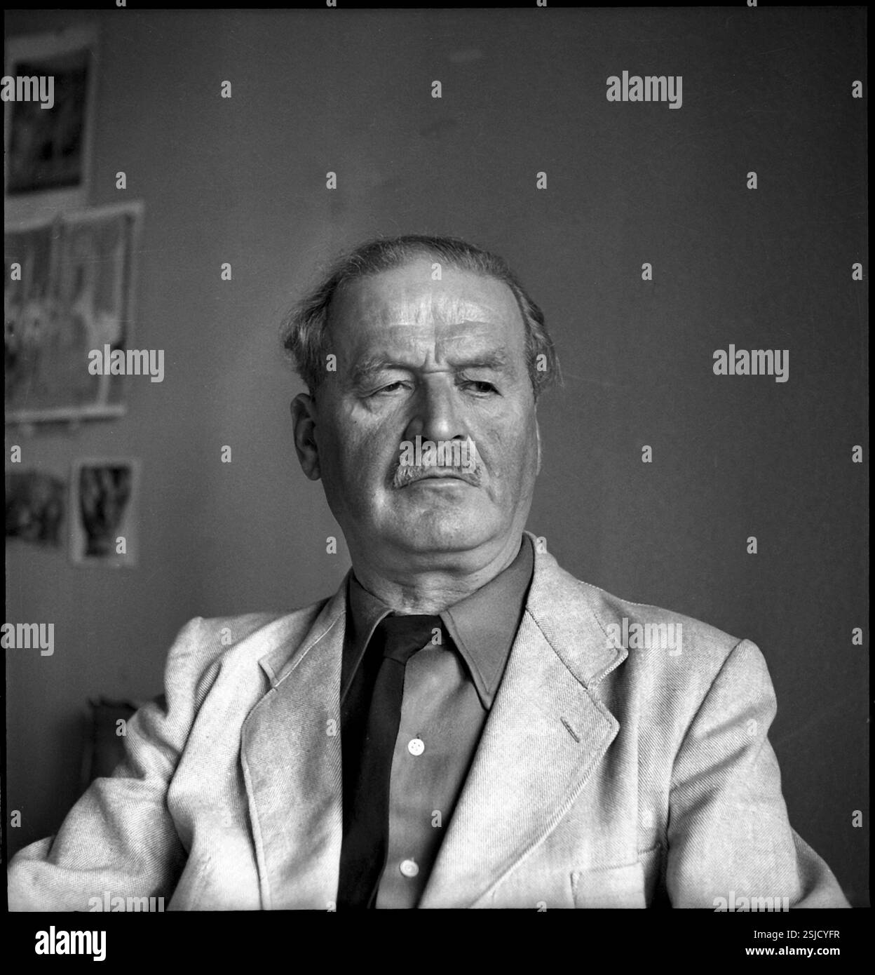Wilhelm Gimmi, Kunstmaler, Chexbres 1956#Wilhelm Gimmi, painter ...