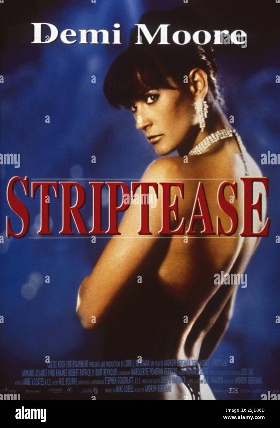 Striptease Year: 1996 USA Demi Moore Director: Andrew Bergman Poster Stock Photo - Alamy