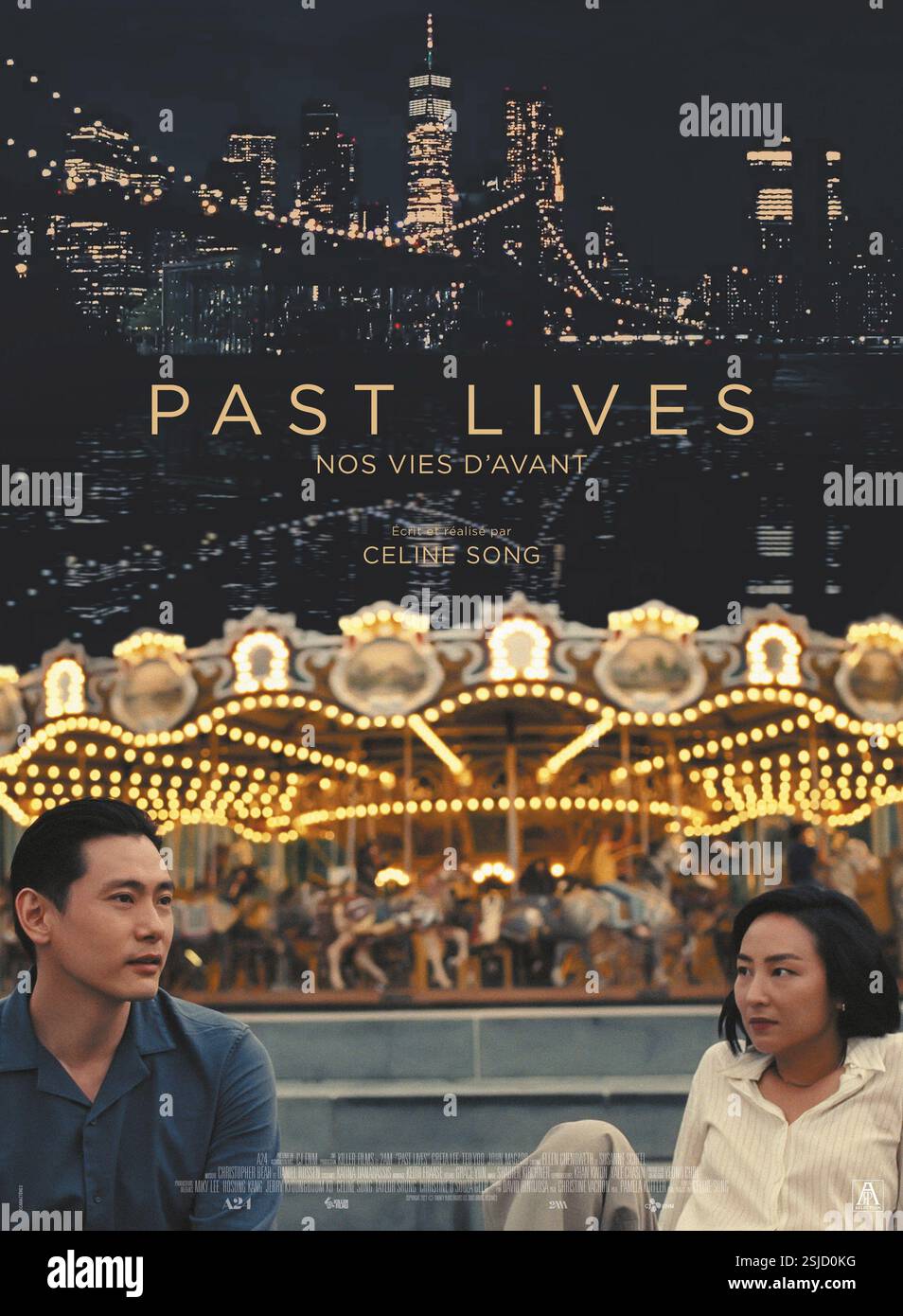 Past Lives Year : 2023 USA / South Korea Director : Celine Song Teo Yoo, Greta Lee French poster ...
