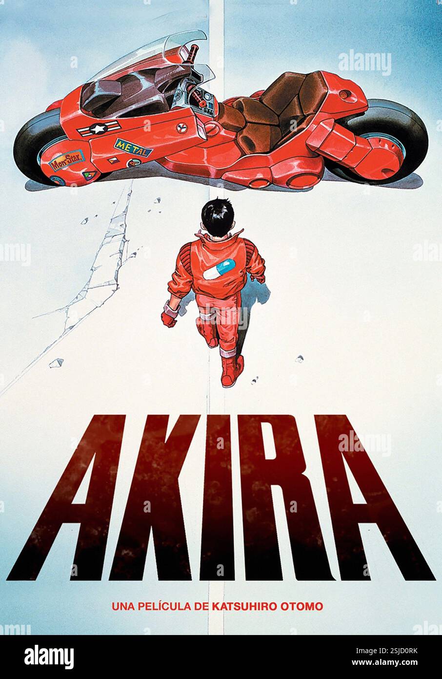 Akira Year: 1988 Japan Director: Katsuhiro Ôtomo Animation Spanish poster Stock Photo - Alamy