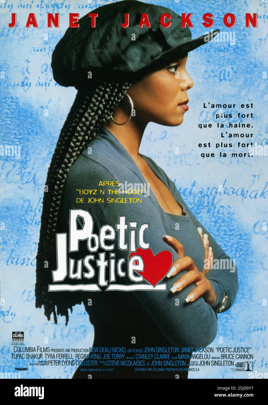 Poetic Justice Year : 1993 USA Director : John Singleton Janet Jackson ...