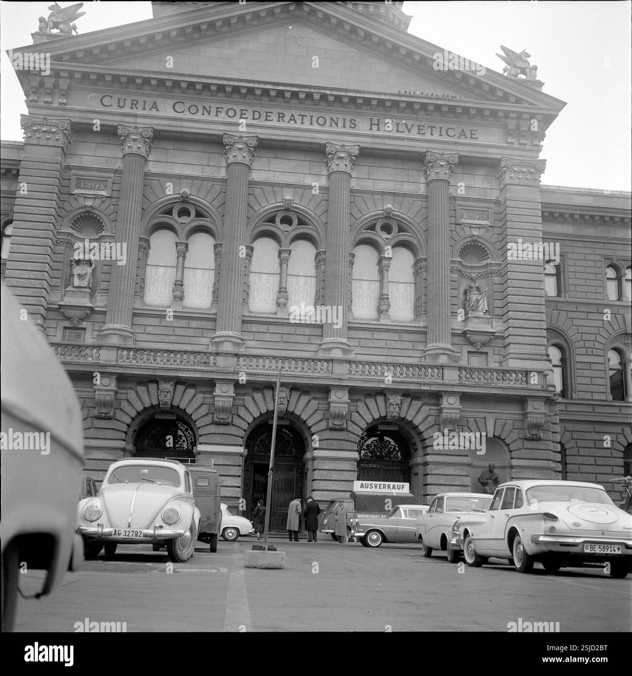 Bundeshaus, Bundesplatz; 1957#Federal Parliament Building; Bundesplatz ...