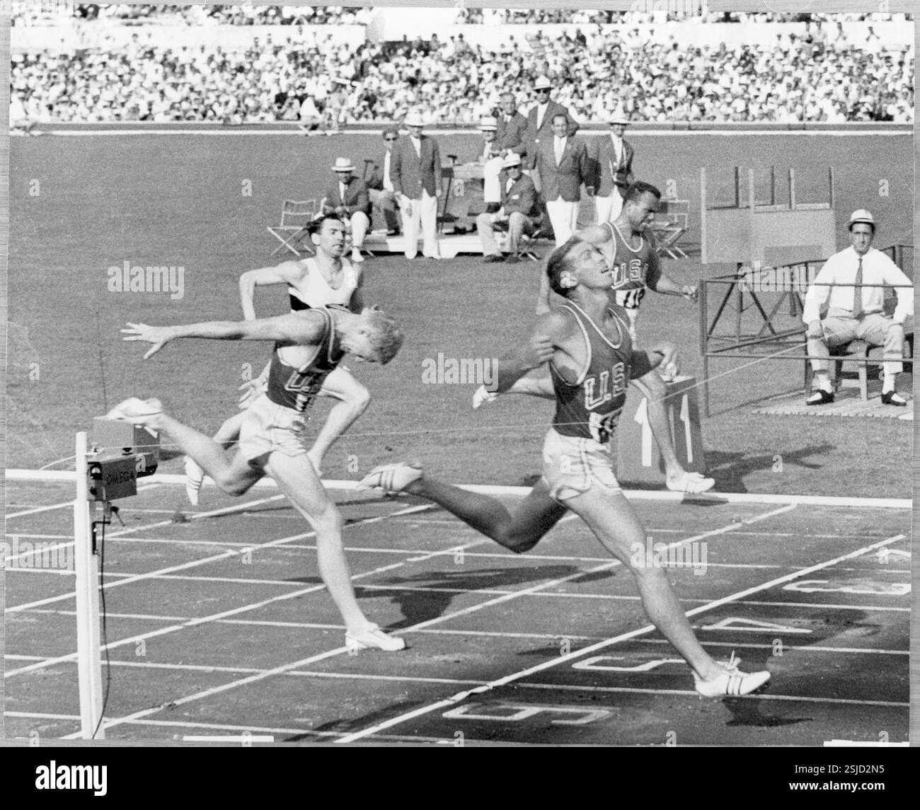 Rom 1960: Finale 400m Hürden; 2. Cushman, 1. Davis, 3. Howard#Rome 1960: final 400m hurdles; 2 ...