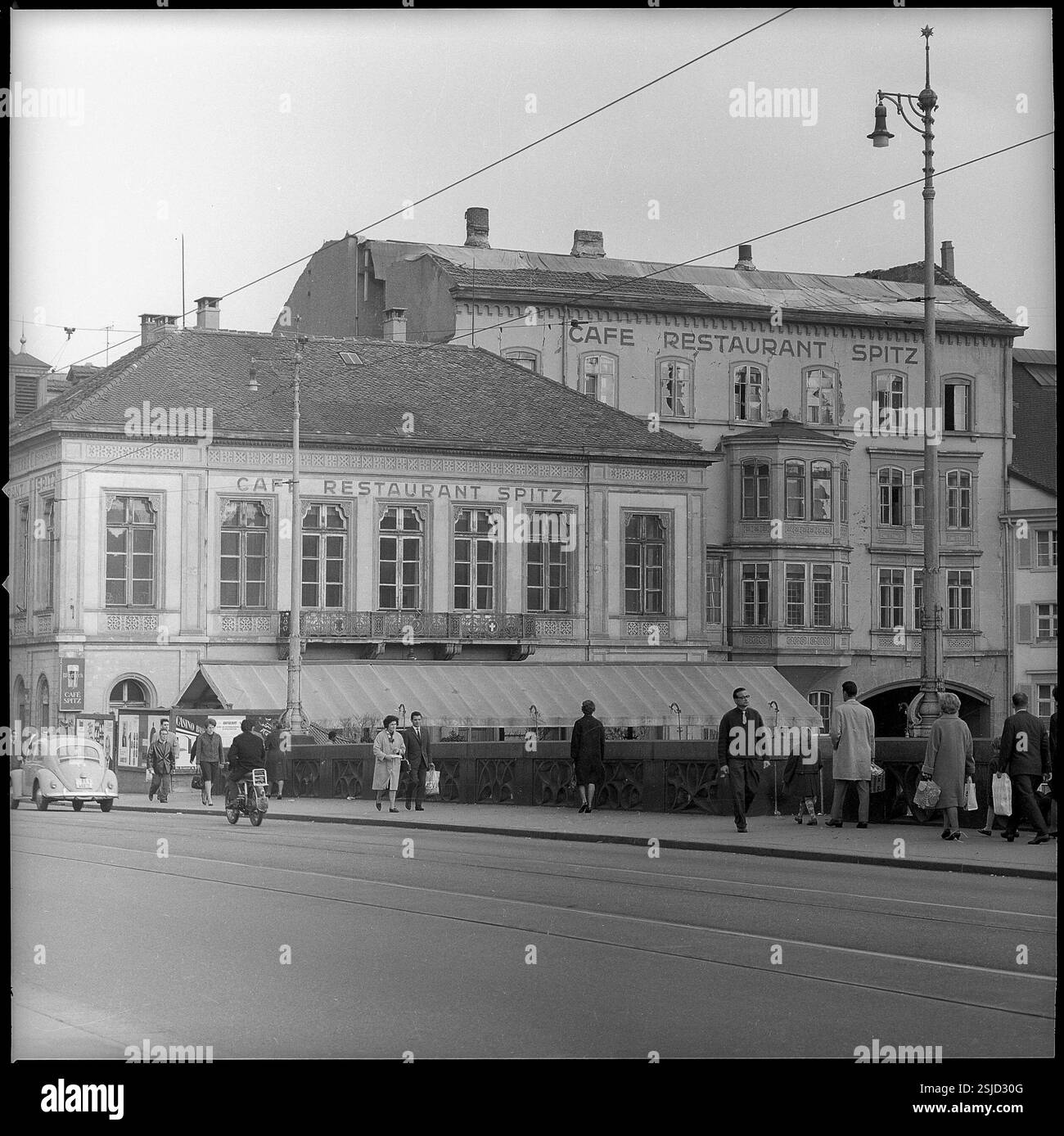 Café Spitz Basel, 1963#Café Spitz Basel, 1963- RDB BY DUKAS Stock Photo ...