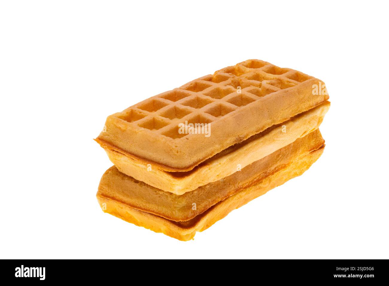 sponge wafers isolated on white background Stock Photo - Alamy