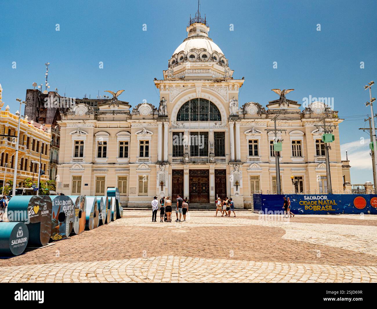 03.02.2025 Salvador de Bahia, Brazil. The Rio Branco Palaca Palacio Rio ...