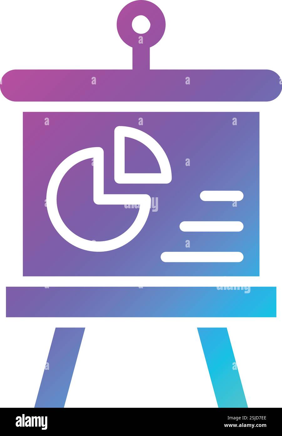 Presentation thin line icon Cut Out Stock Images & Pictures - Alamy