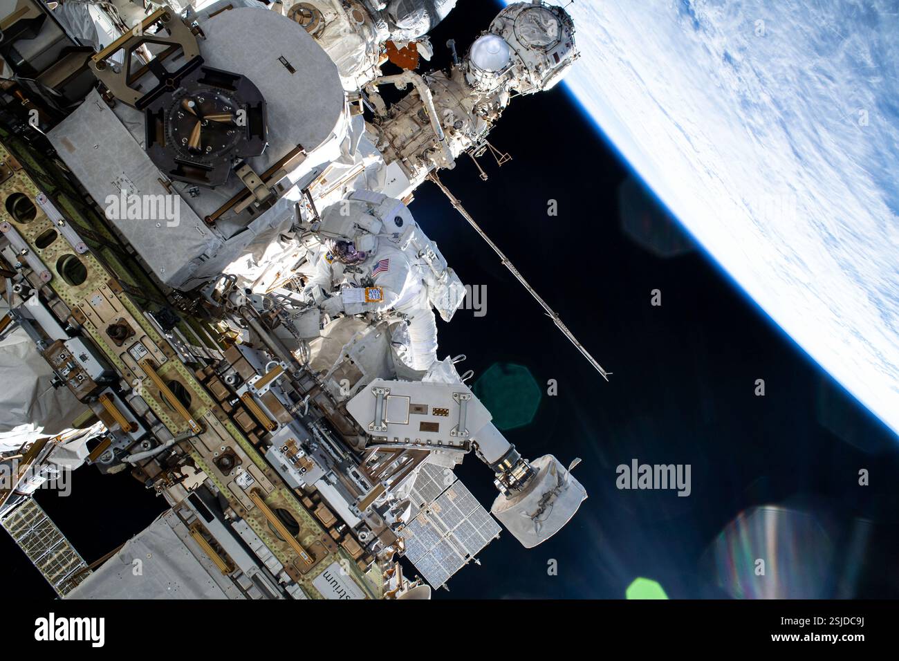 International Space Station, Earth Orbit. 30 January, 2025. NASA ...