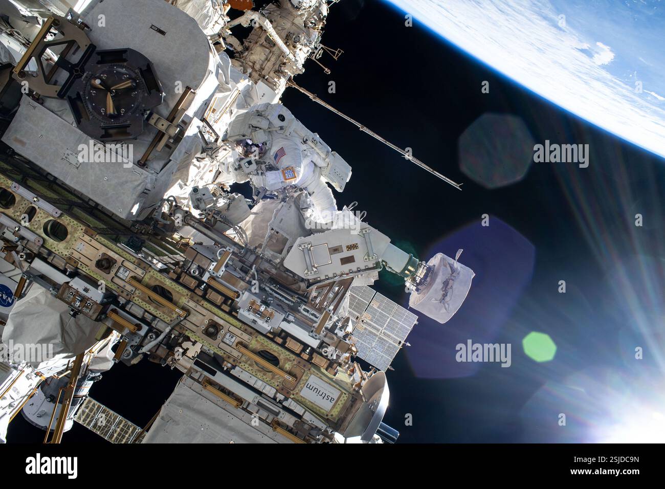 International Space Station, Earth Orbit. 30 January, 2025. NASA ...