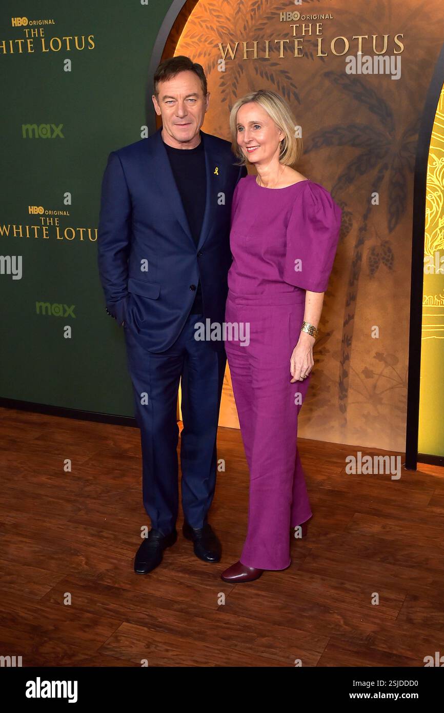 Jason Isaacs mit Ehefrau Emma Hewitt bei der Premiere der 3. Staffel ...