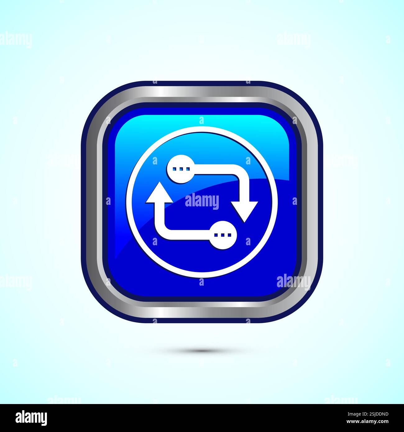 Data exchange icon design illustration, Data transfer sign for apps and ...