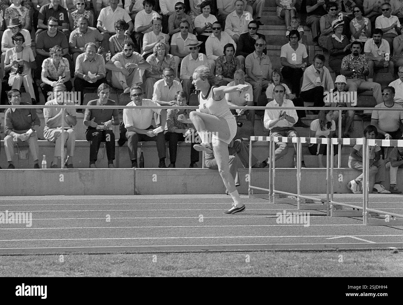 Leichtathletik-SM 1971 Basel, Finale 100m Hürden: Meta Antenen siegt# ...