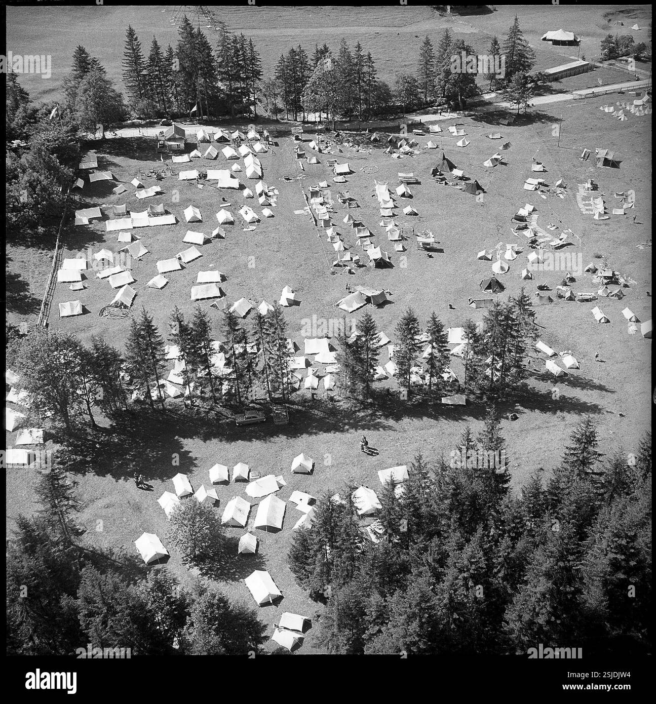 Lagerplatz von oben # camp place #--- Der 5. Welt-Rover-Moot in ...