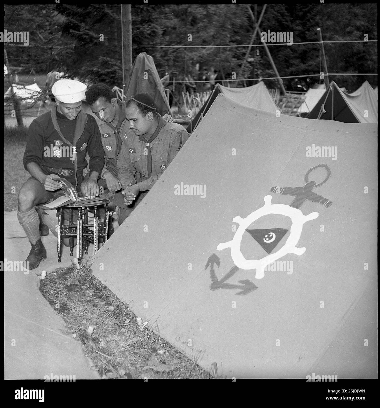 Der 5. Welt-Rover-Moot in Kandersteg, 1953#the 5th World Rover Moot in ...