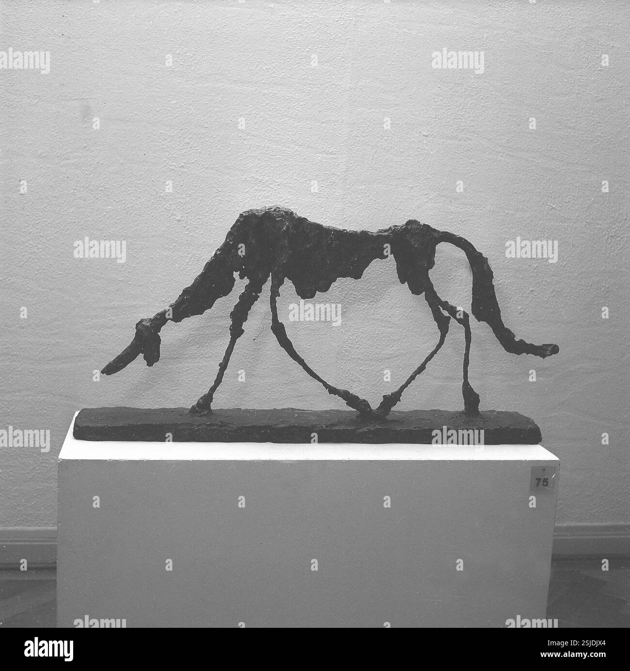 Alberto Giacometti, Skulptur; Ausstellung in der Basler Kunsthalle ...