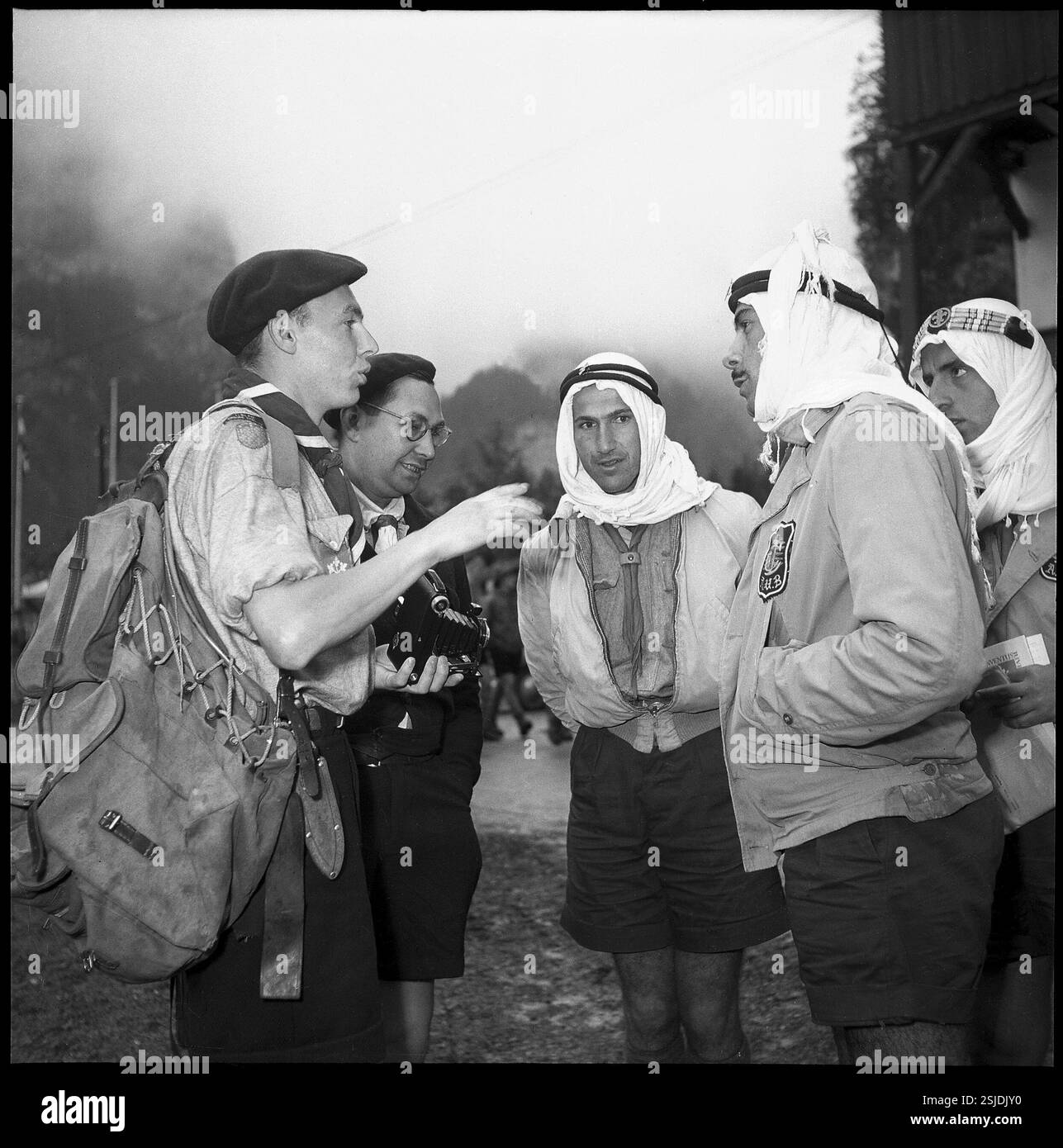Der 5. Welt-Rover-Moot in Kandersteg, 1953#the 5th World Rover Moot in ...