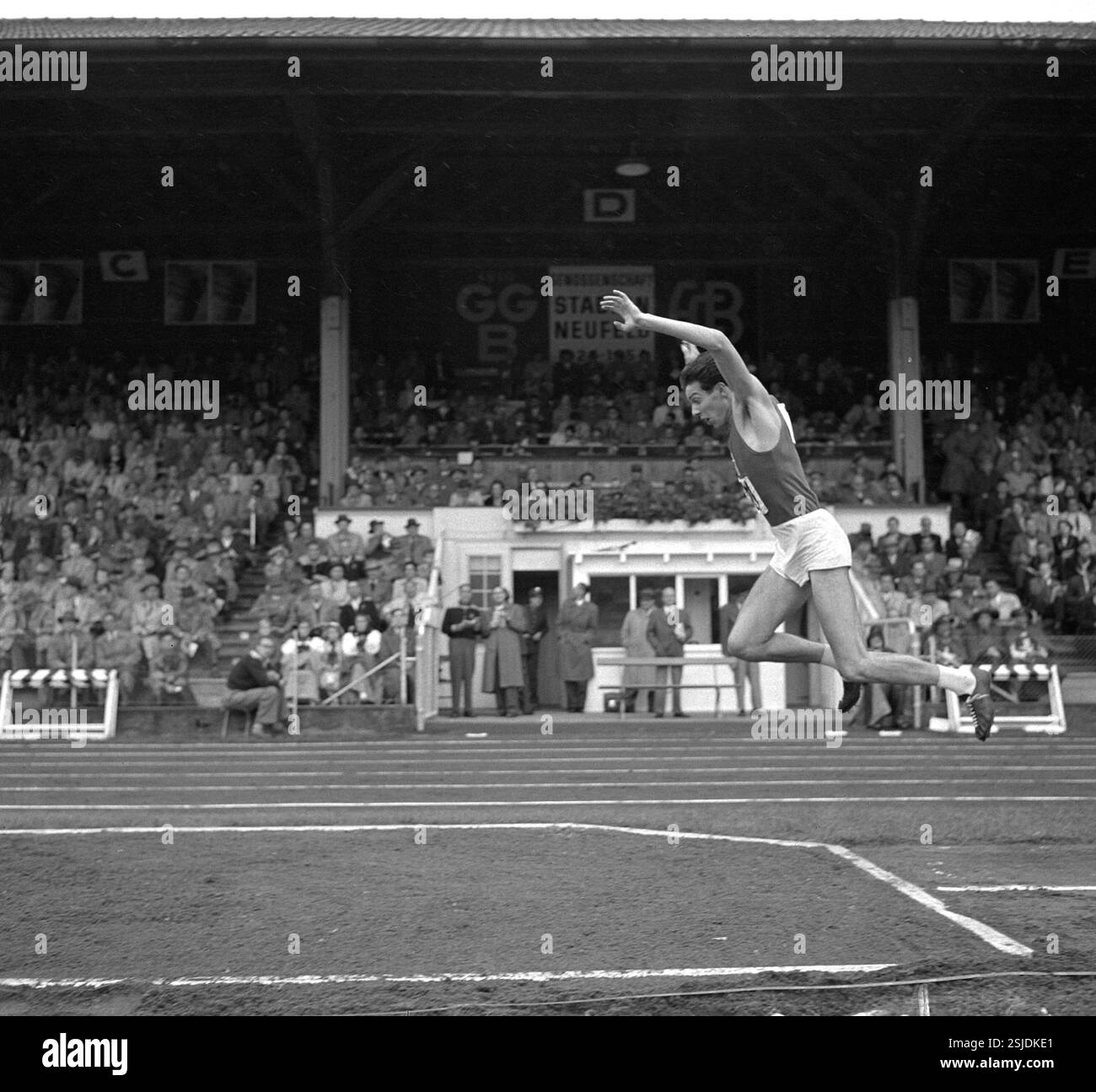 Leichtathletok-EM 1954, Bern, Final Dreisprung: Martin Rehak#Athletics ...