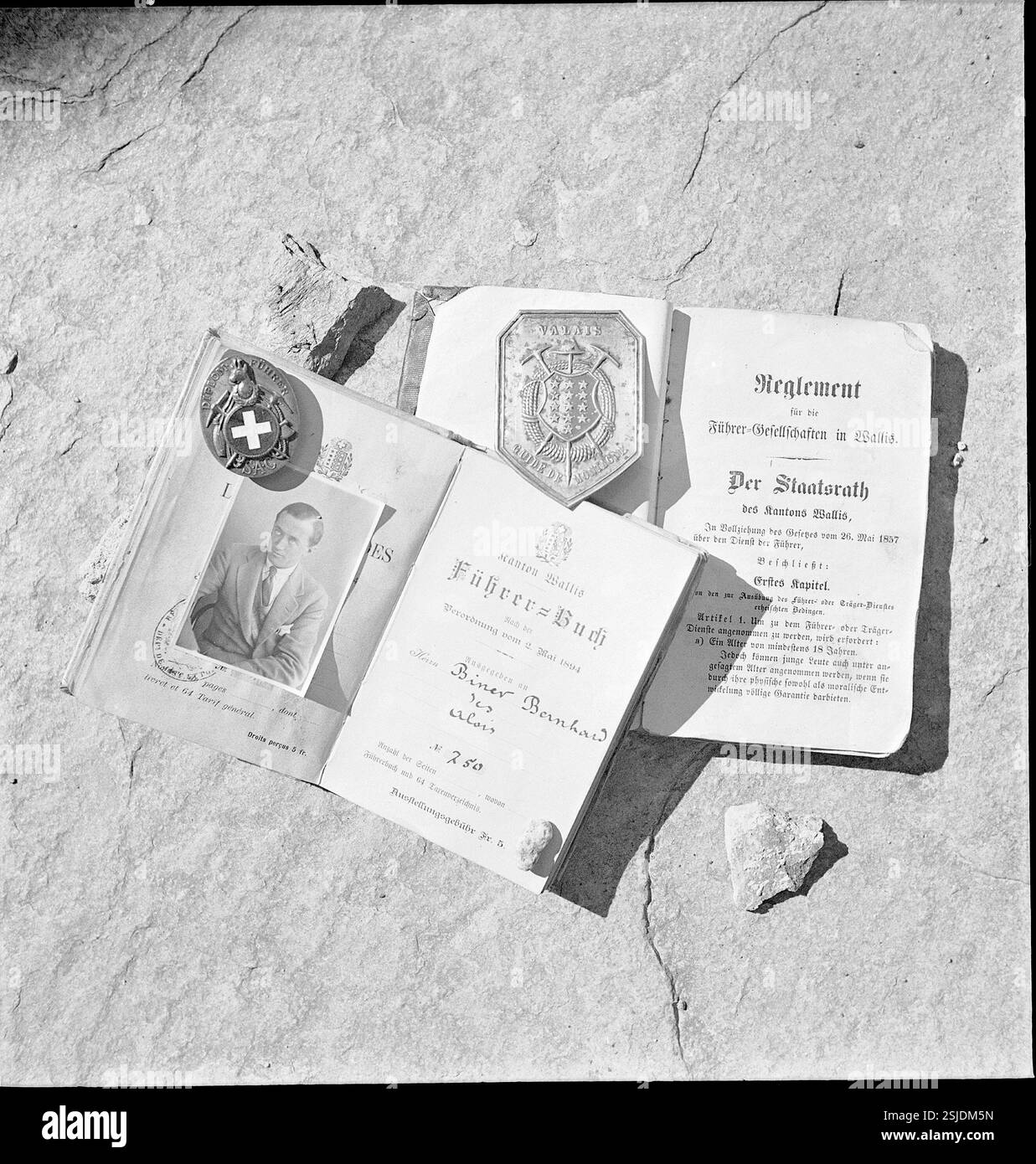 Abzeichen, Reglement, Diploma, Zeugnis#Badge, ensign, regulation book ...