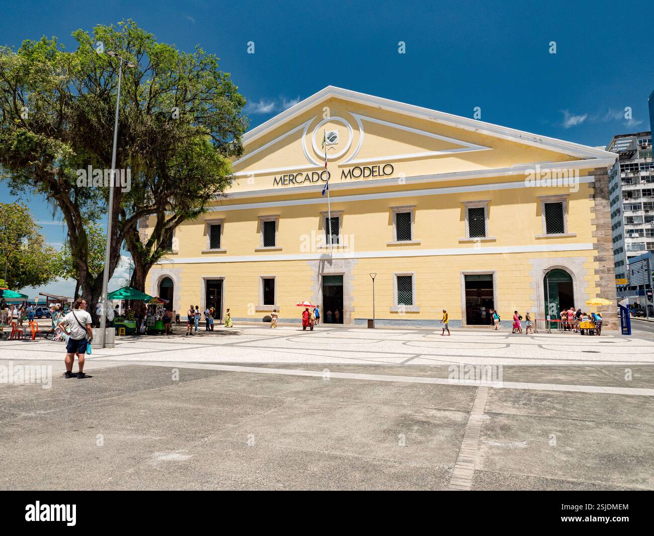 Salvador de Bahia, Brazil. Mercado Modelo is a historic and cultural ...