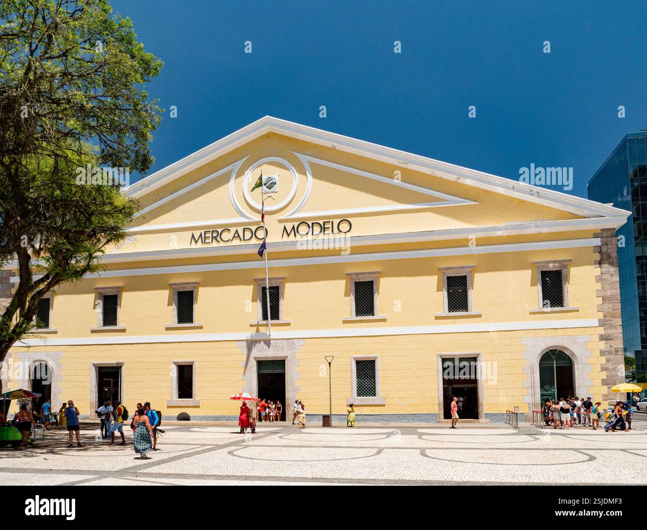 Salvador de Bahia, Brazil. Mercado Modelo is a historic and cultural ...
