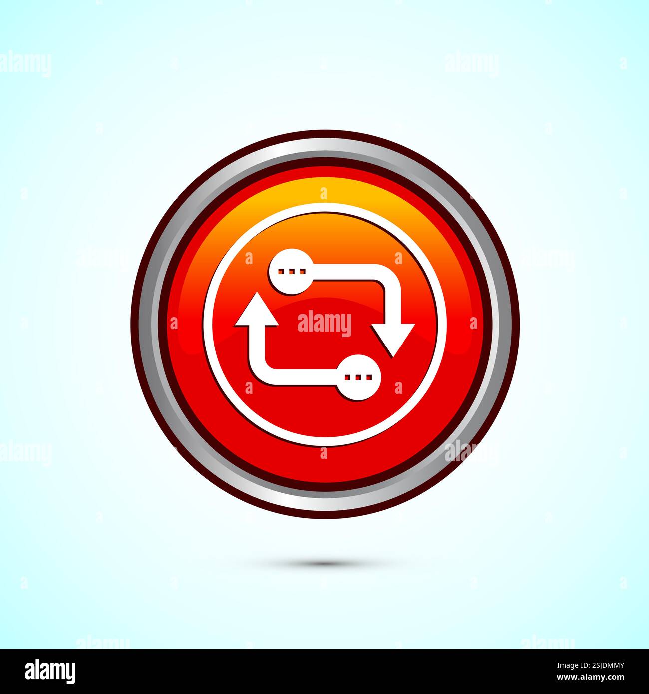 Data exchange icon design illustration, Data transfer sign for apps and ...