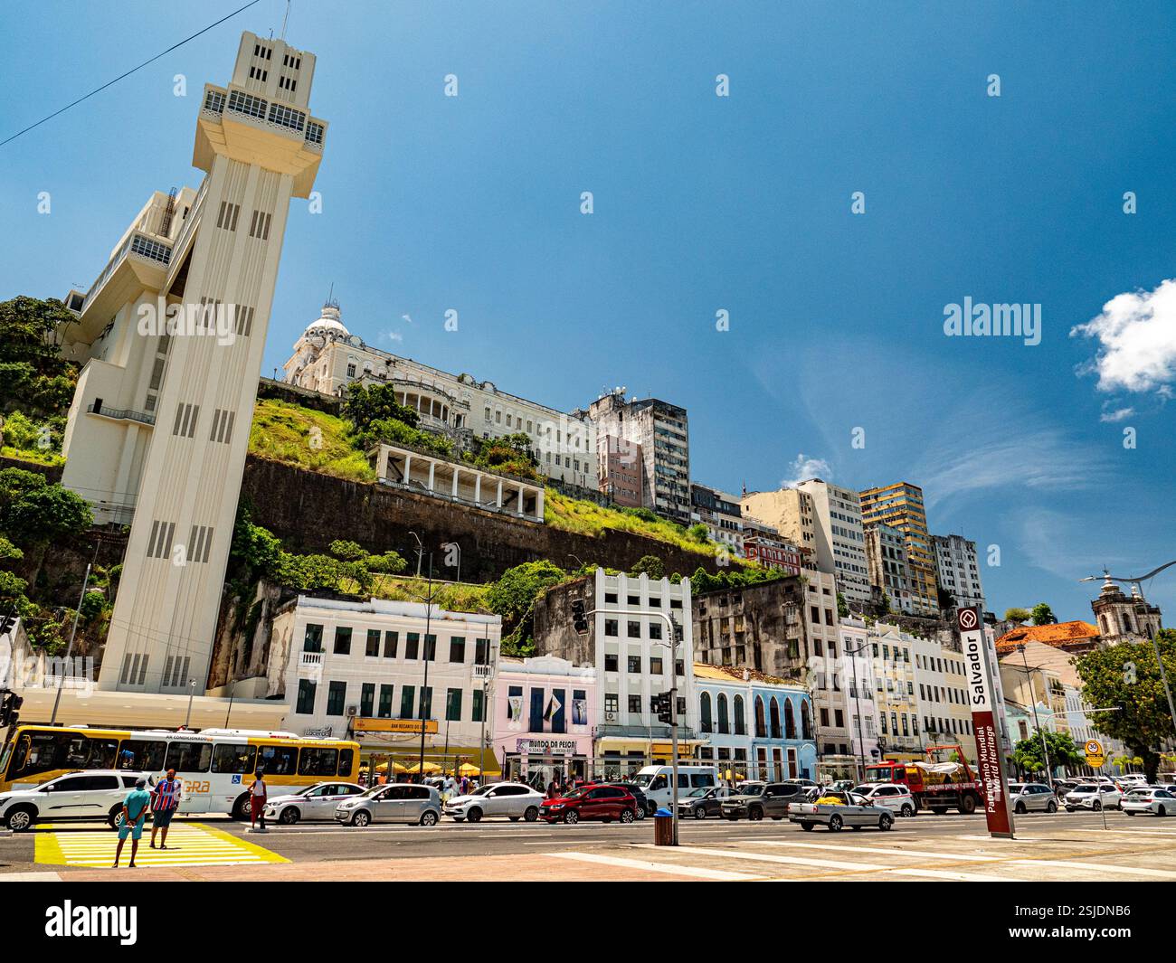 03.02.2025 Salvador de Bahia, Brazil. The lower part of town Cidade ...
