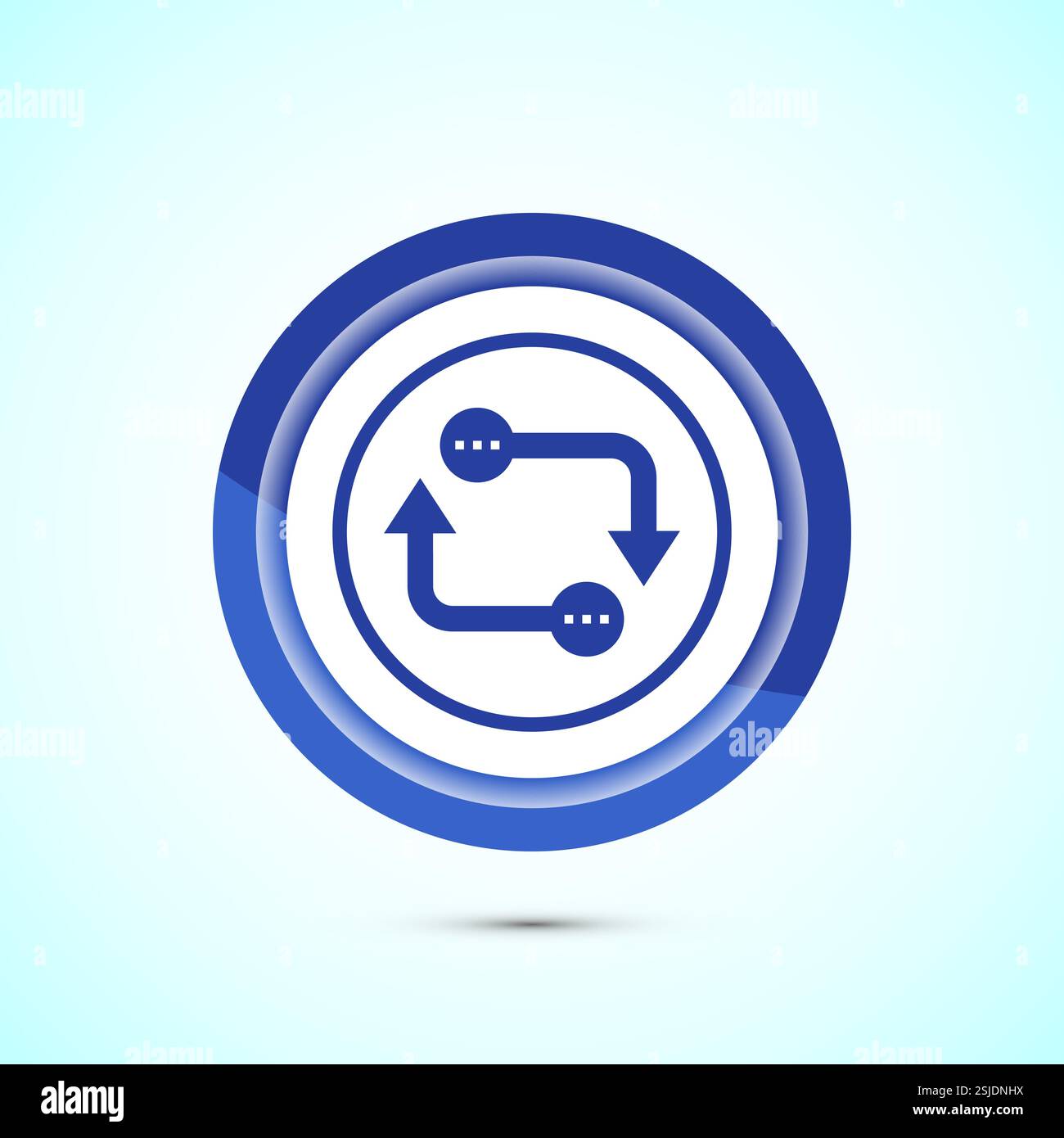 Data exchange icon design illustration, Data transfer sign for apps and ...