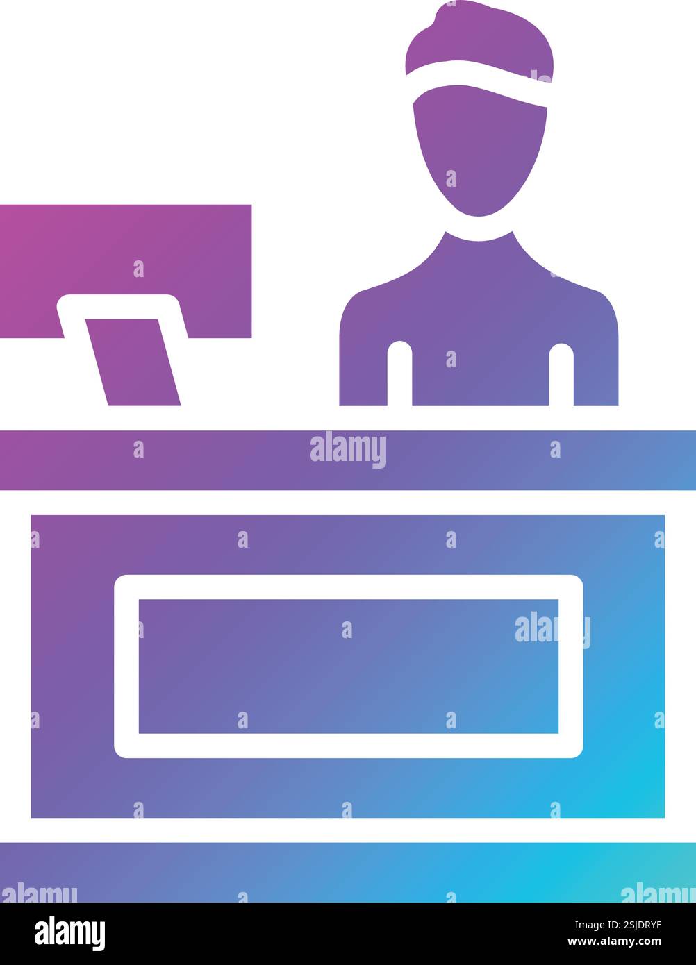 Employee Vector Icon Design Illustration Stock Vector Image & Art - Alamy