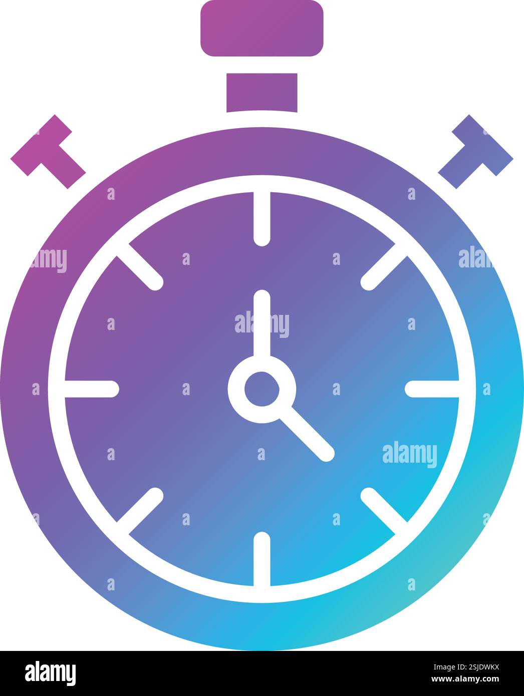 Stop watch icon logo Stock Vector Images - Alamy