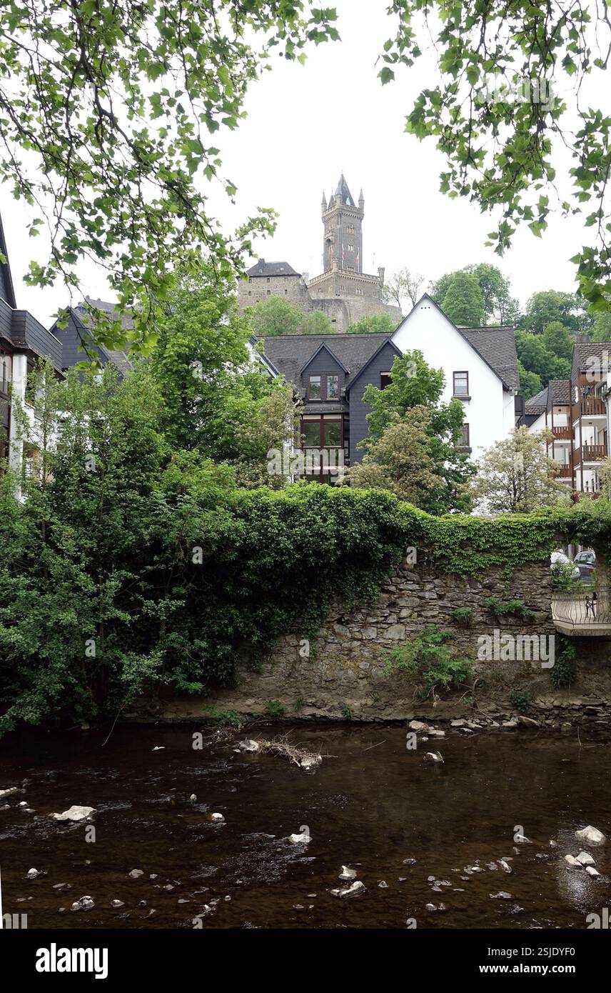 Dill and Wilhelm Tower in Dillenburg Stock Photo - Alamy