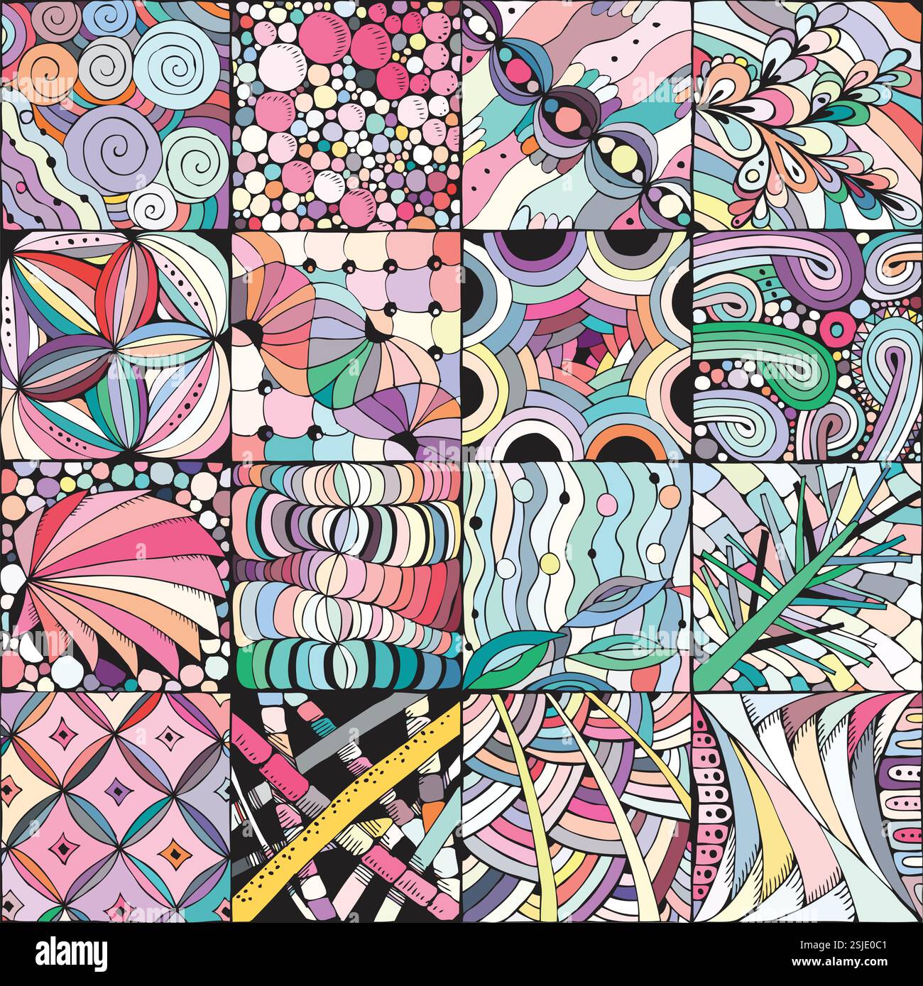 Decorative textures various patterns hi-res stock photography and ...