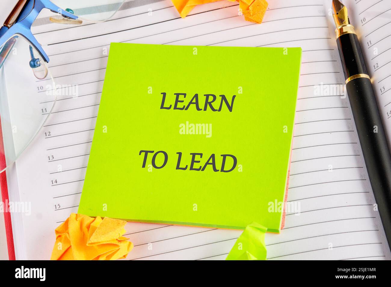 Sticky note emphasizes importance of leadership skills in a ...