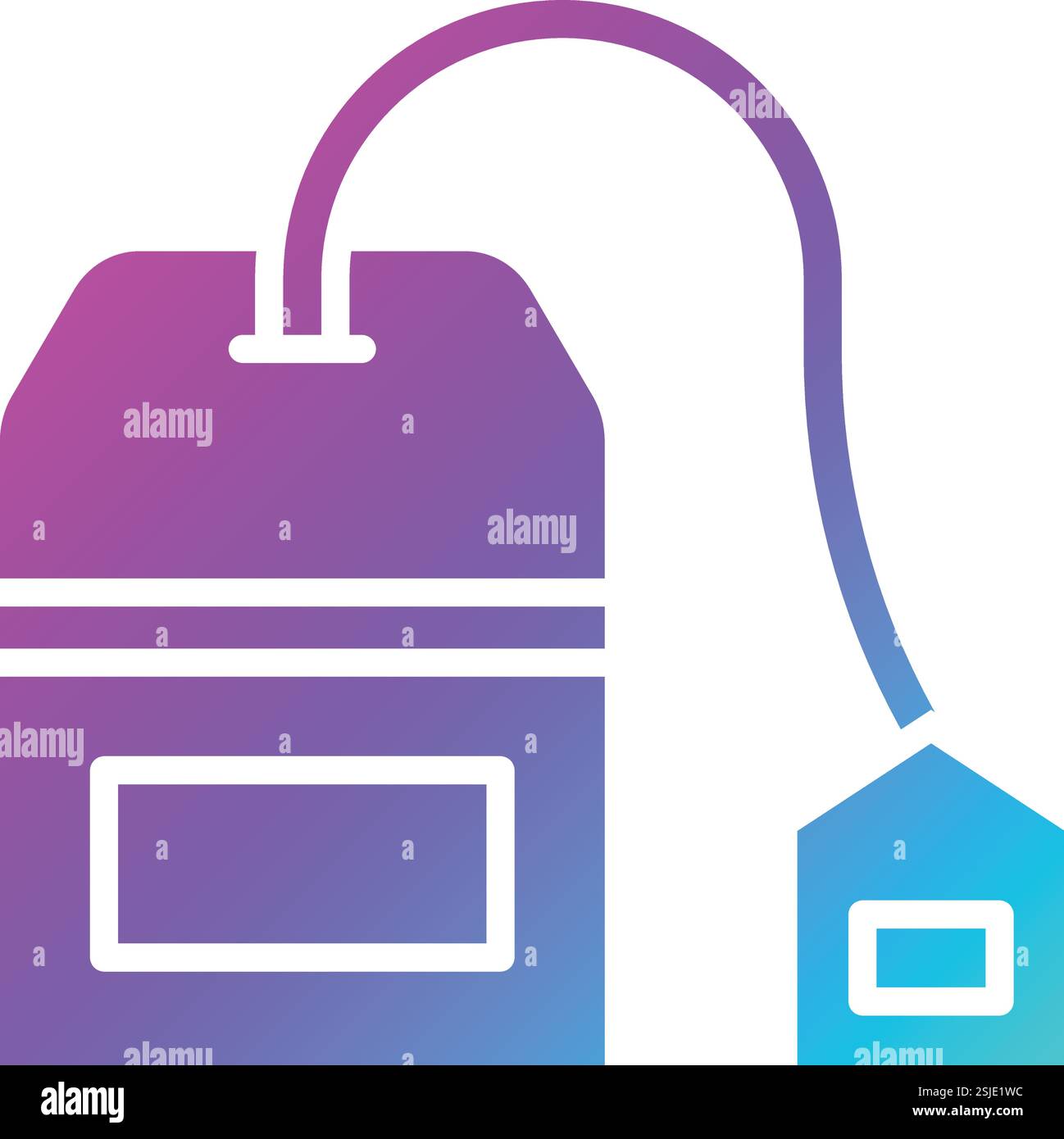 Tea bag Vector Icon Design Illustration Stock Vector Image & Art - Alamy