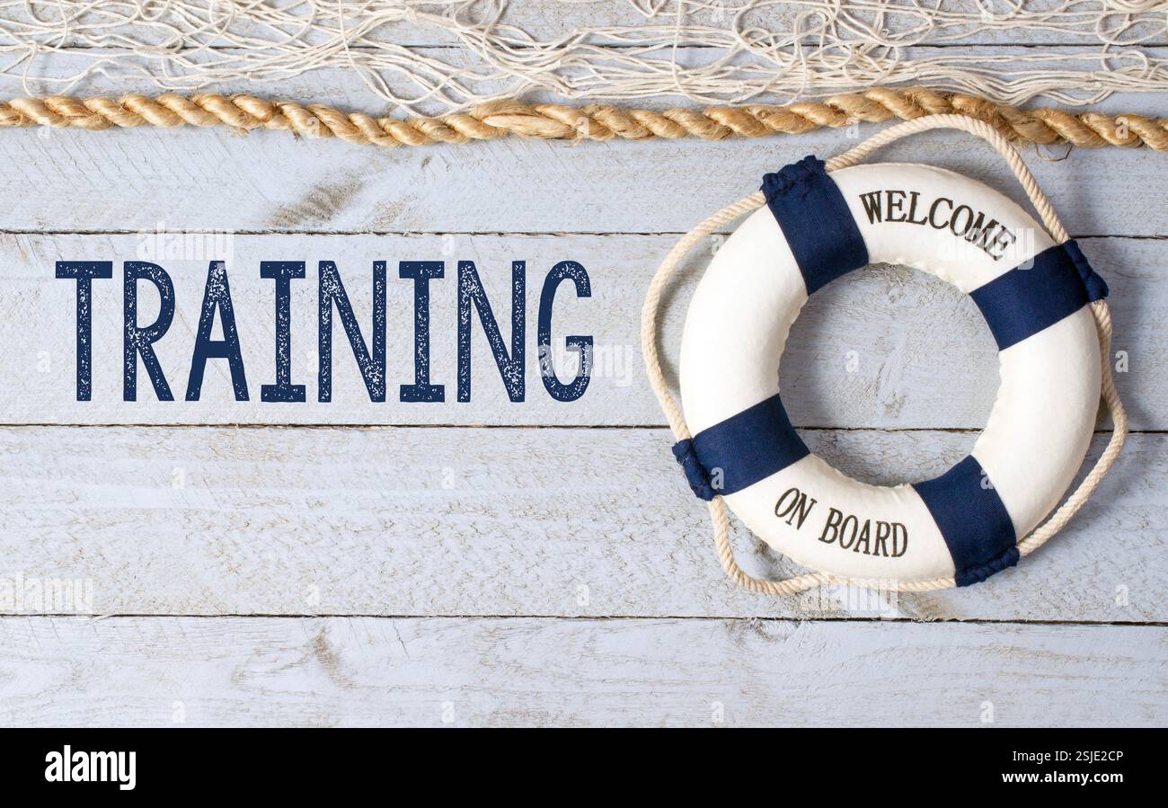 Training - Welcome on Board Stock Photo - Alamy