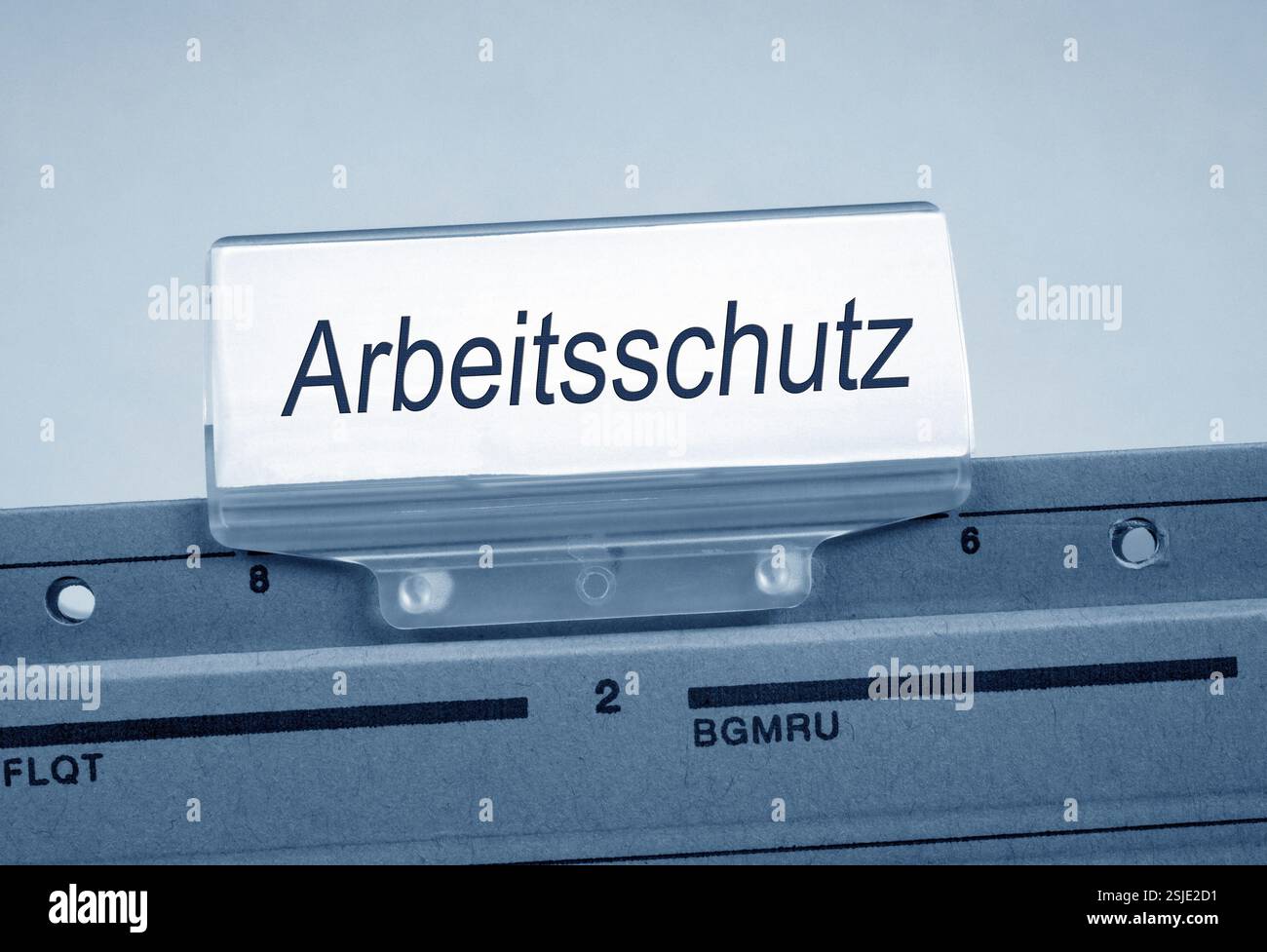 Work safety folder in the office Stock Photo - Alamy