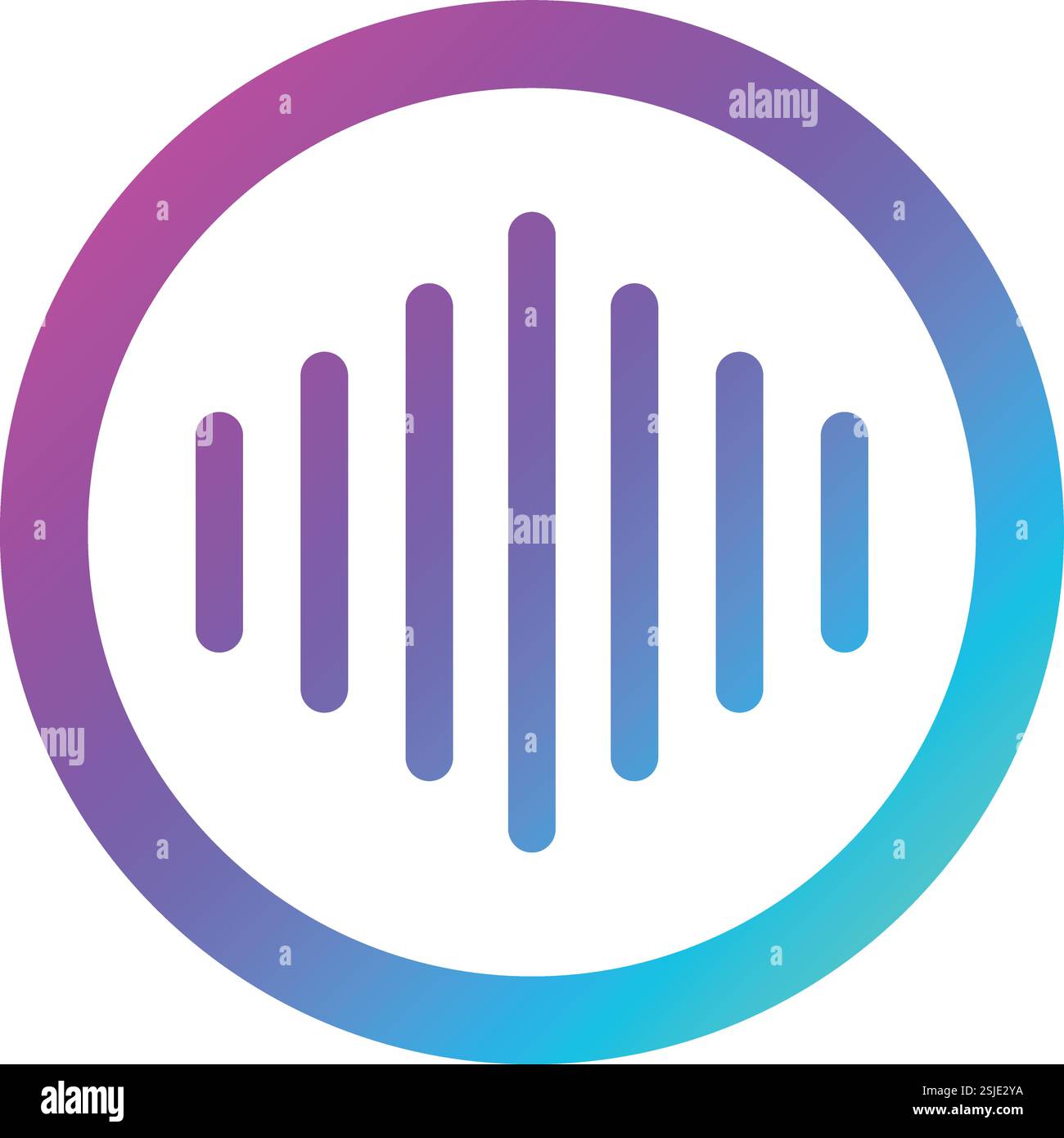 Equalizer line icon Cut Out Stock Images & Pictures - Alamy