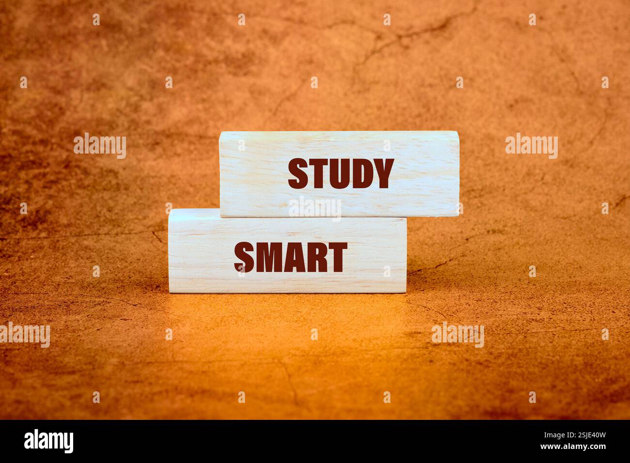 Educational blocks highlight the importance of smart study techniques essential for effective ...