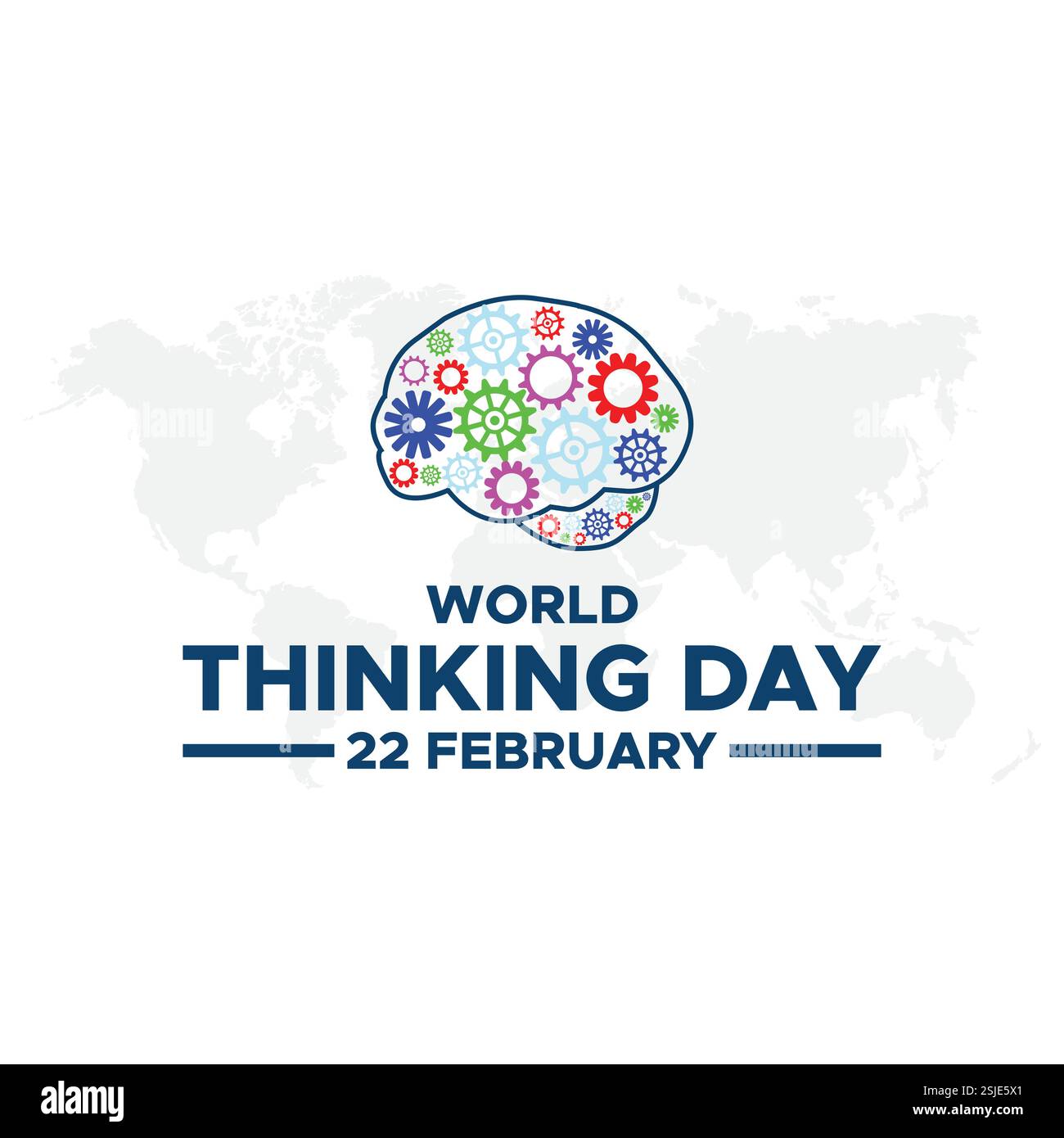 World Thinking Day celebration around the world. Vector Illustration ...
