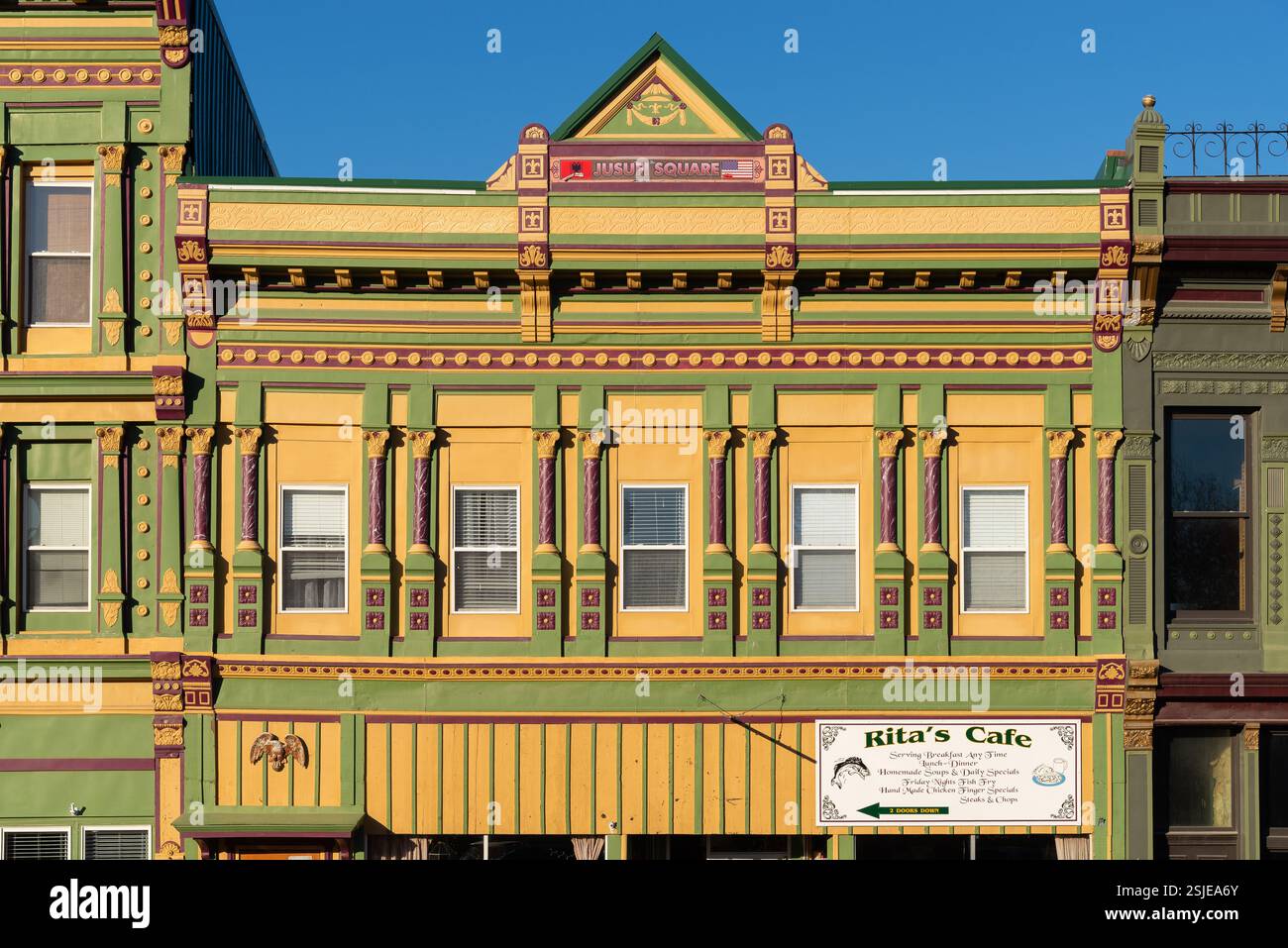 Mount Carroll, Illinois - United States - February 10th, 2025: Downtown ...