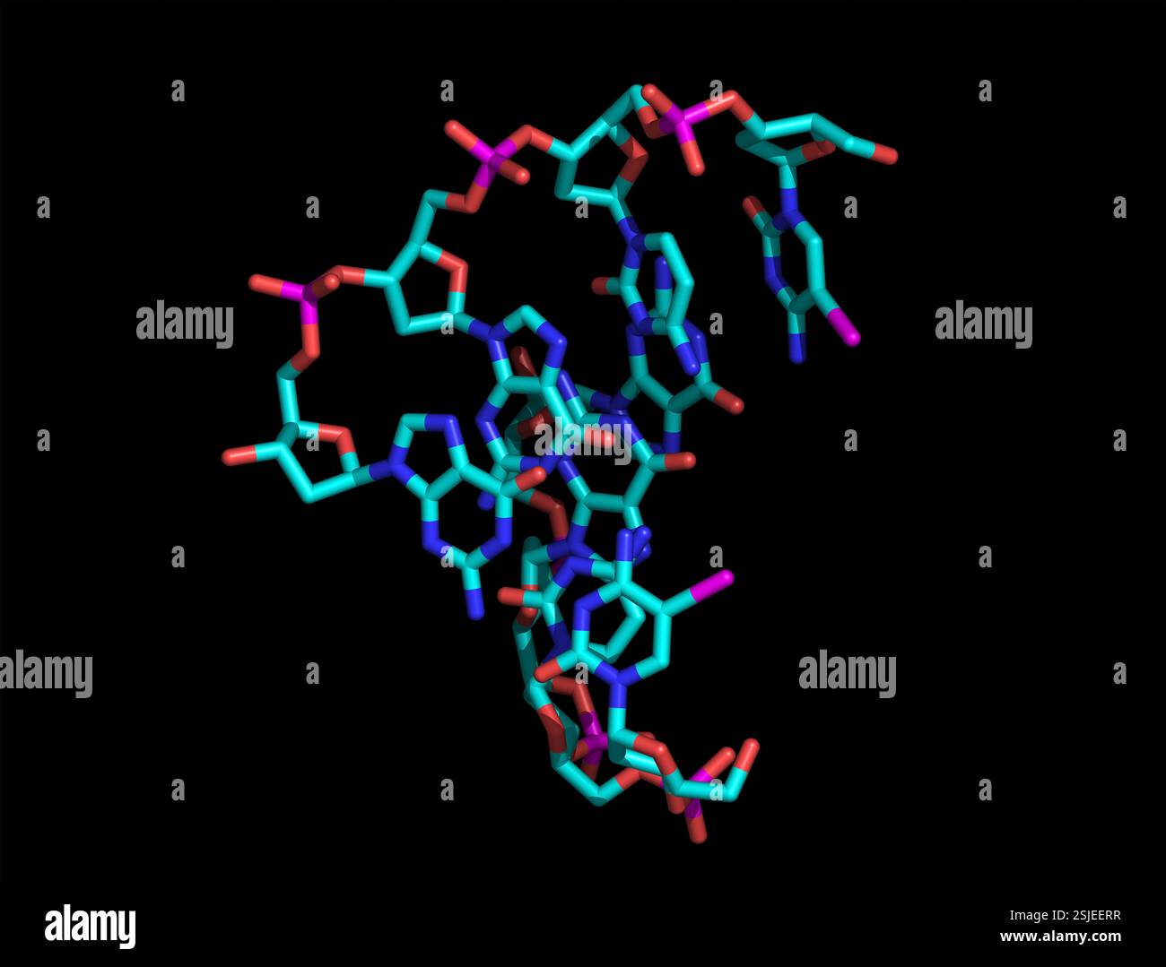 Dna molecule red blue hi-res stock photography and images - Alamy
