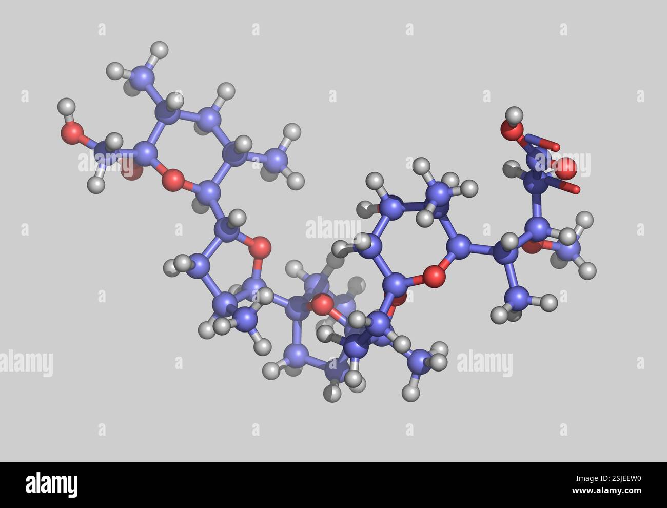 Monesin as a molecular model Stock Photo - Alamy